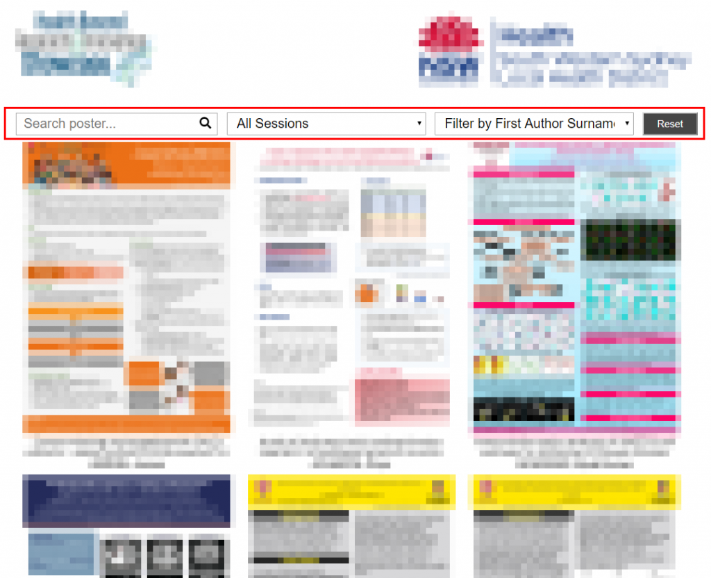 EPOSTERS SEARCH AND FILTER FUNCTION - ePosters - Interactive Digital ...