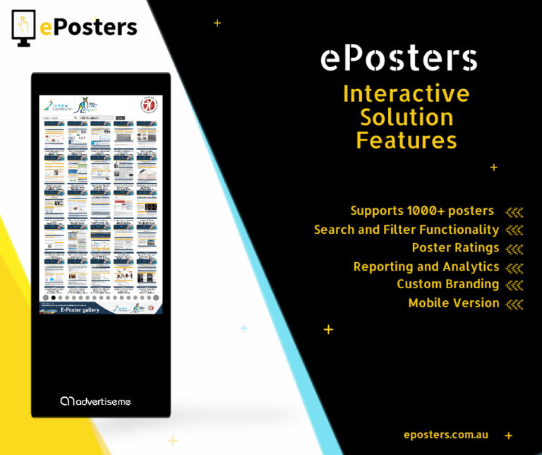 EPOSTERS INTERACTIVE SOLUTION FEATURES - ePosters - Interactive Digital ...